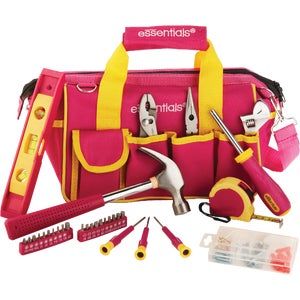 Around-the-House Homeowner's Tool Set with Pink Tool Bag (32 pc) at S.W ...