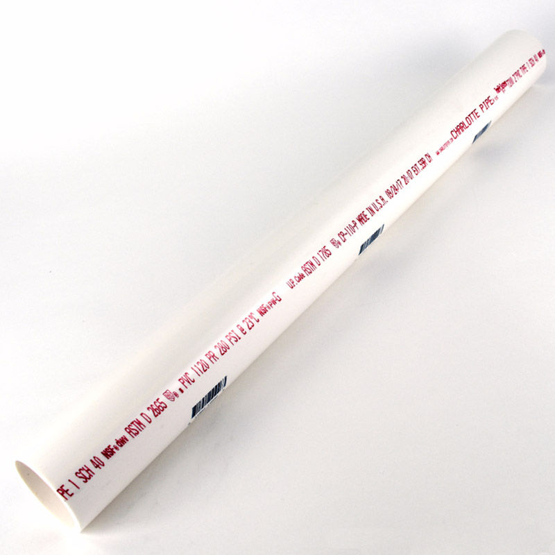 1 1/2" X 10' Schedule 40 PVC Solid Pipe at Gabriel Building Supply | Pipe