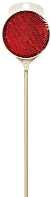 48in Red Plastic Reflector Driveway Marker Fiberglass Post at ...