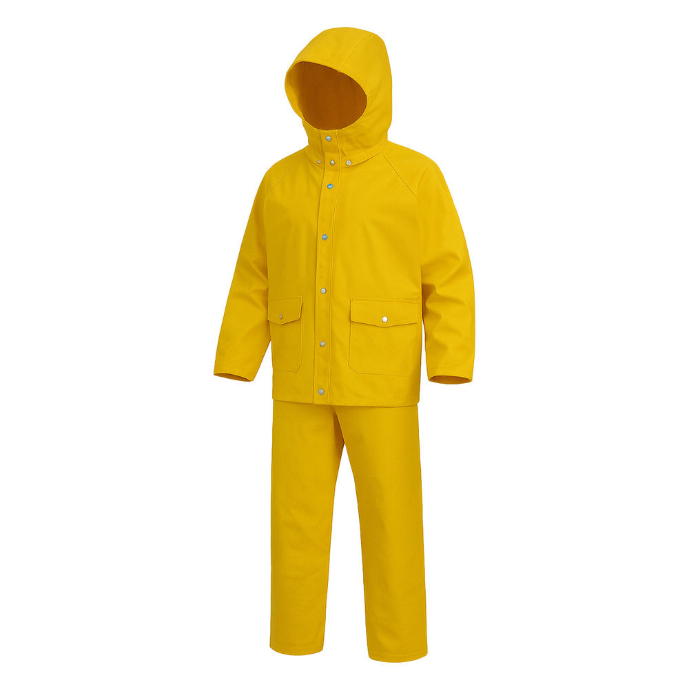 Yellow 3XL PVC-Coated Rayon 3 Piece Rain Suit at Discount Builders ...