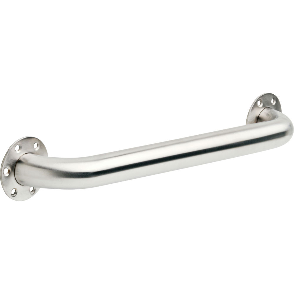 Delta 18 in. Stainless Steel 1.5 in. Grab Bar at Discount Builders ...