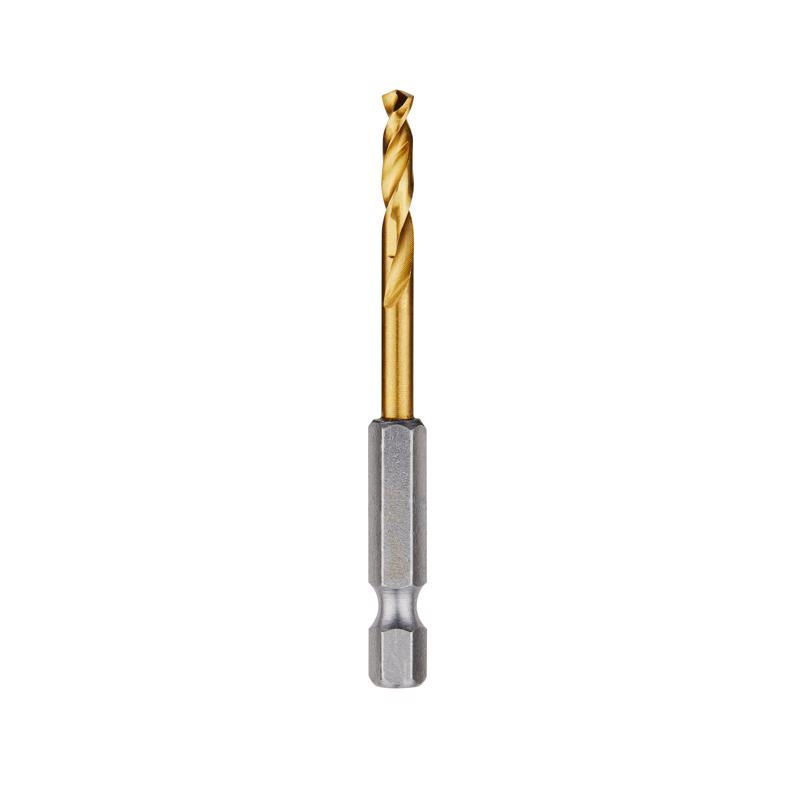 Milwaukee Shockwave 5/32 in. Red Helix Titanium Hex Shank Drill Bit at ...