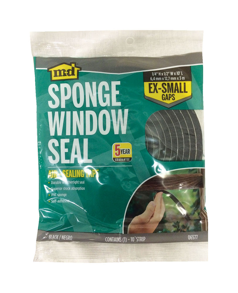 M-D Sponge Weather Stripping Tape for Doors & Windows at Discount ...