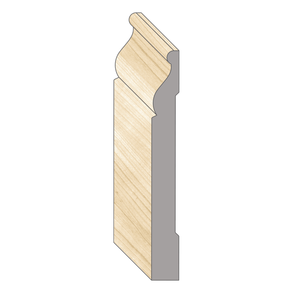 Dm 108 5/8 x 5 1/4 Poplar Provincial Base 9' at S & L Lumber | Poplar ...