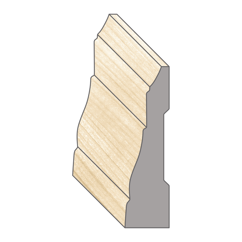 Dm360 11/16 x 2 1/2 Poplar Colonial Casing 8' at S & L Lumber | Poplar ...