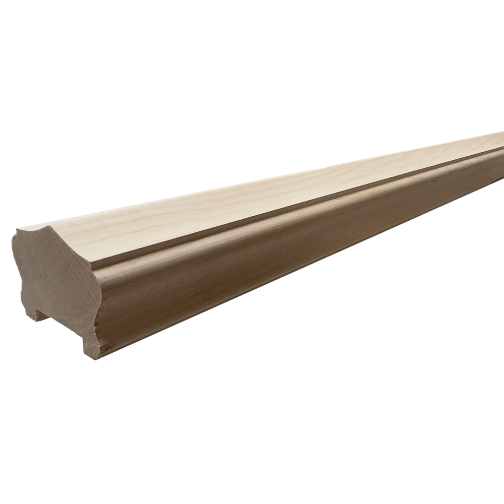 Maple Colonial Dado Handrail 2 1/2" x RL at Monaghan Lumber | Handrail