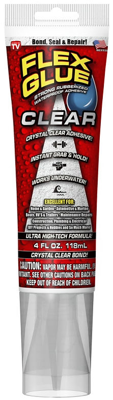Rubberized Glue - Clear - 4oz - Squeeze Tube at Dufrene Building ...