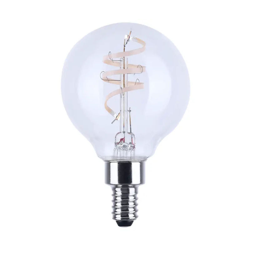 Satco Flex Gray Filament Coil 4w G16 Shape Candelabra B11 Base 3000k ...