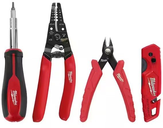 4pc Electrician's Hand Tool Kit at S.W. Collins Co. | Electrical Pliers ...
