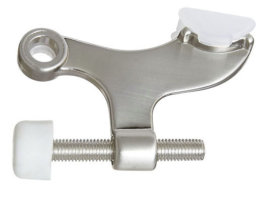 Hinge Pin Door Stop - Zinc - Satin Nickel at Dufrene Building Materials ...