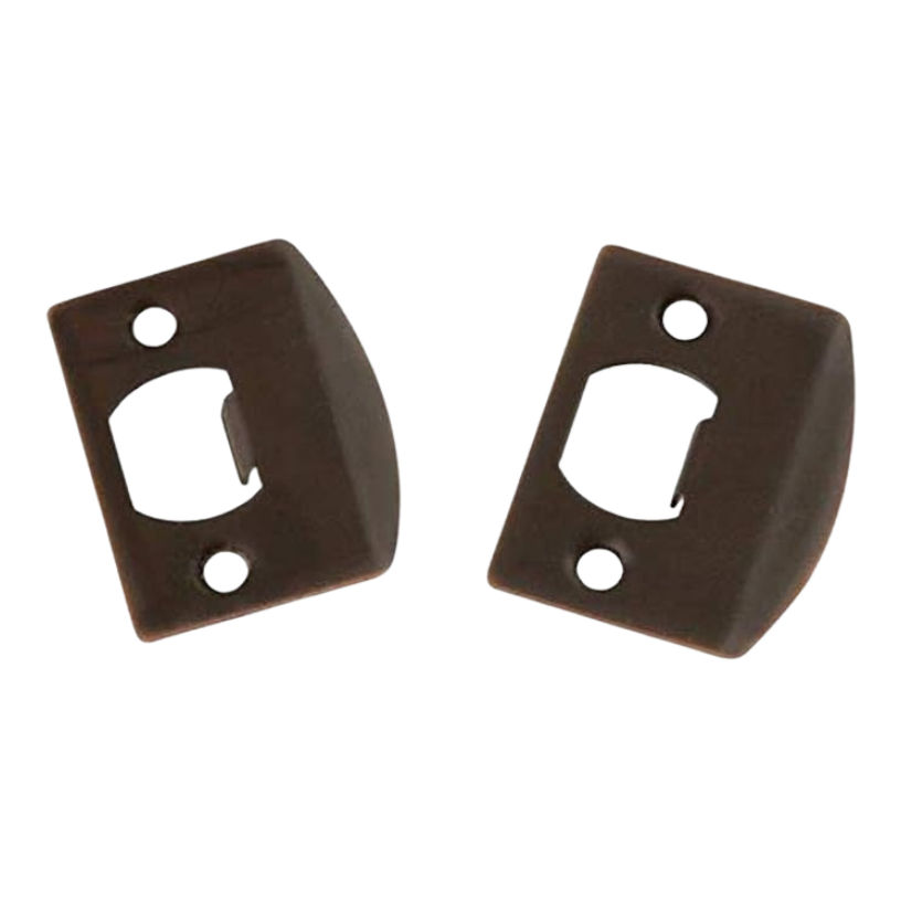Belwith Full Lip Strike Plate with Adjustable Tab Venetian Bronze (2 pk ...