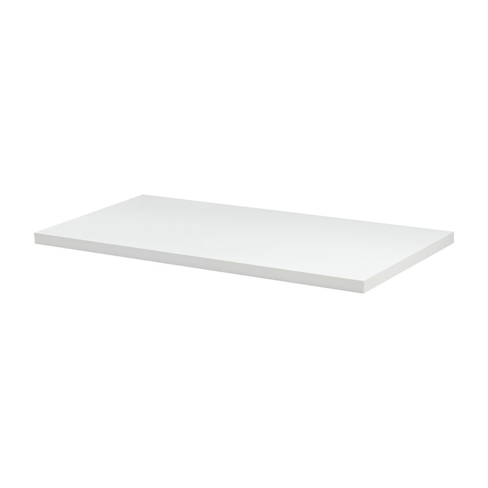 Dolle SUMO 32" x 12" x 1" White Wood Wall Shelf at Discount Builders ...