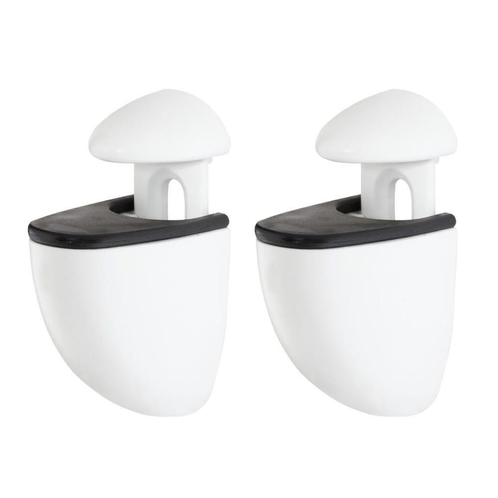 Dolle JAM White Adjustable Shelf Clip 2 Pack at Discount Builders ...