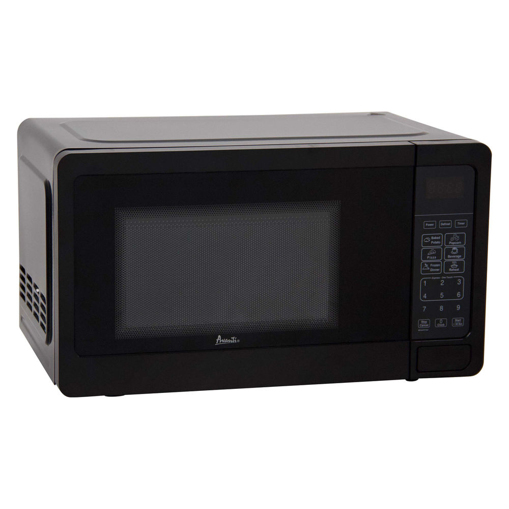 Avanti 0.7 cu ft Microwave 700 W Black at Discount Builders Supply ...