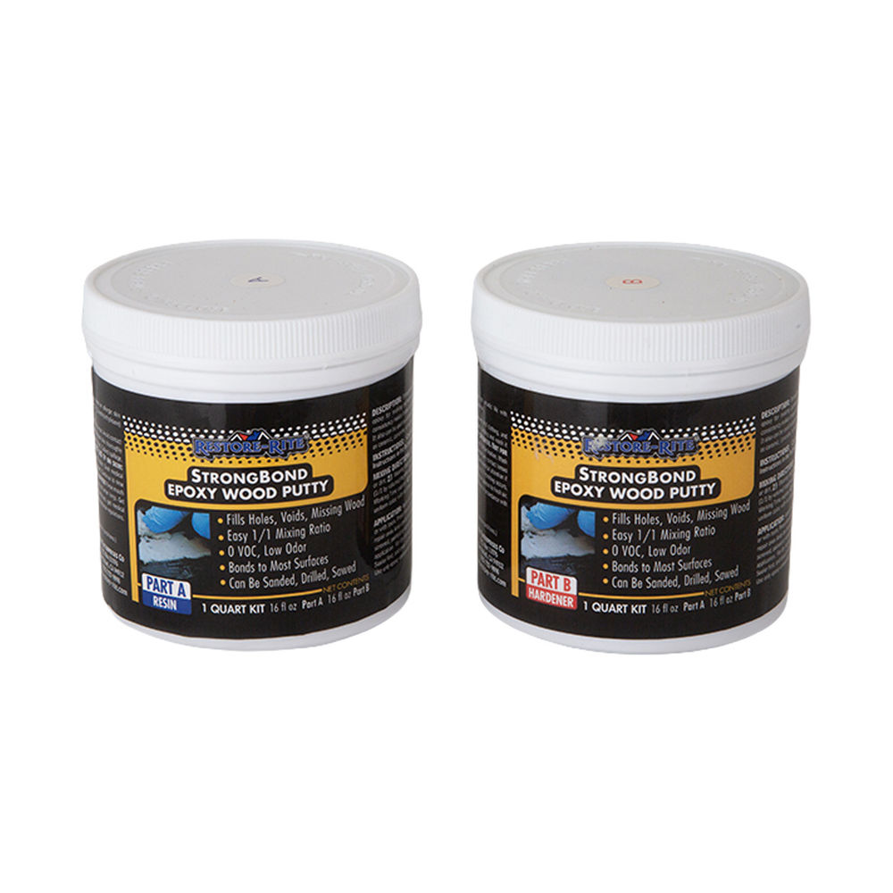 StrongBond Epoxy Wood Putty 2-Part 1 qt. Kit at Discount Builders ...
