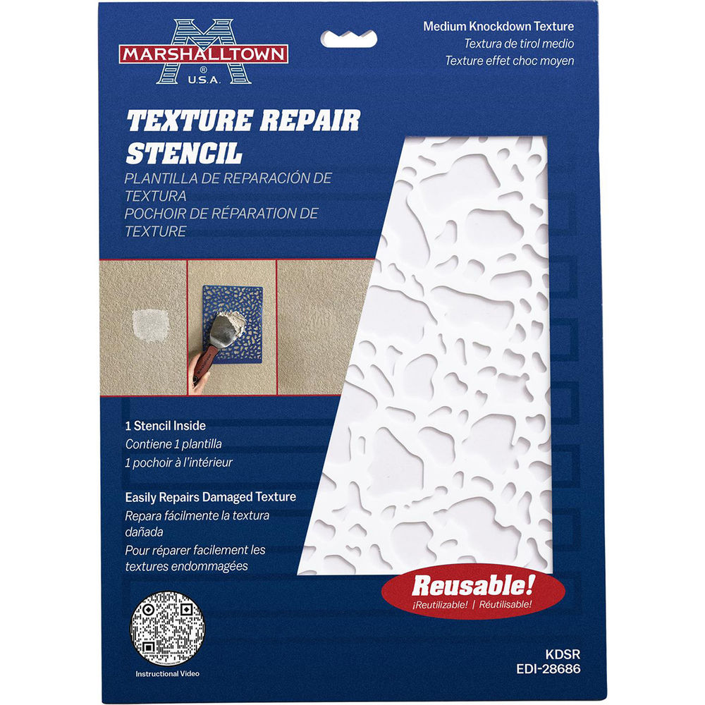 Marshalltown Medium Knockdown Texture Repair Stencil at Discount ...