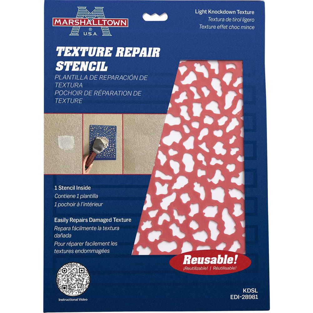 Marshalltown Light Knockdown Texture Repair Stencil at Discount ...