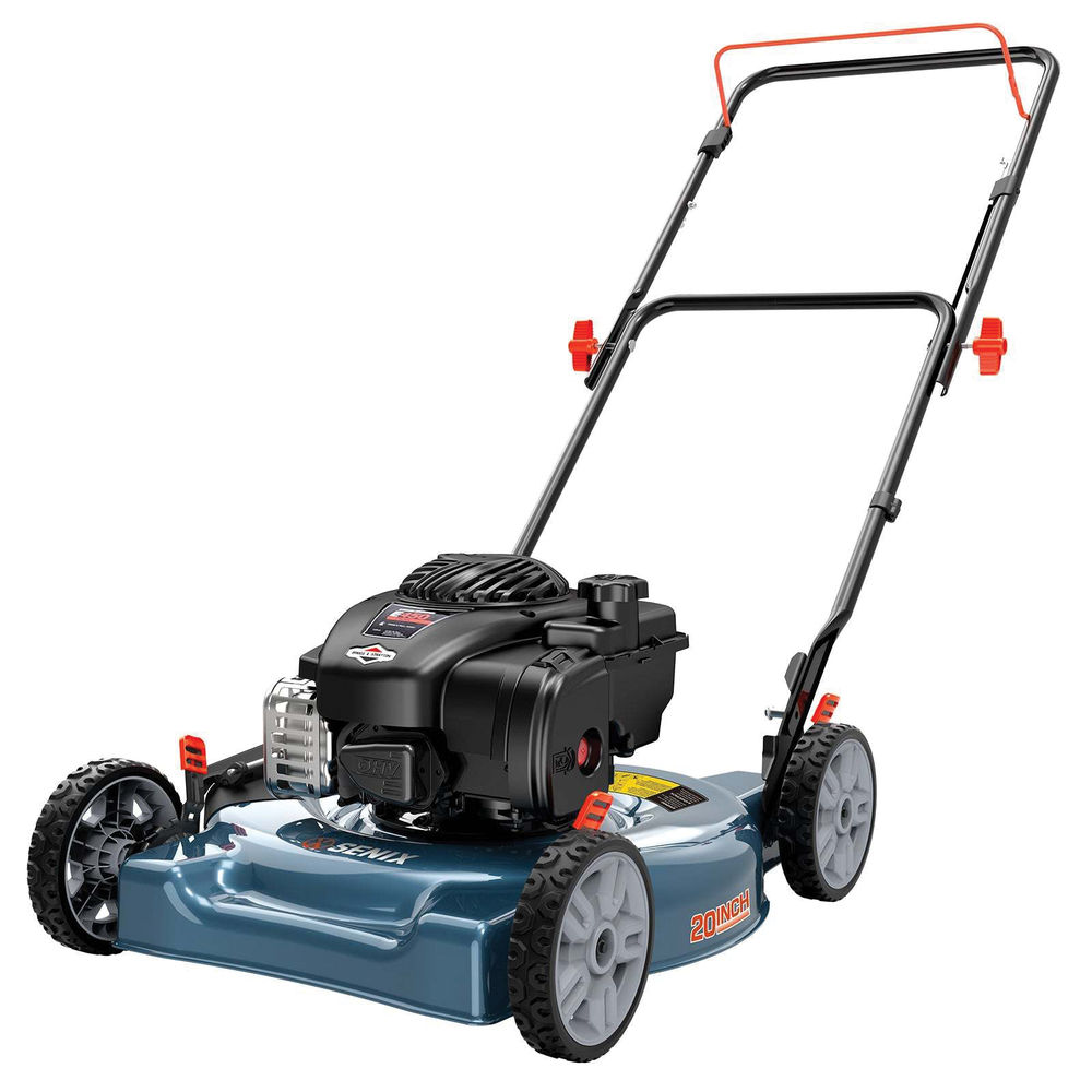 Senix Lspg L3 Push Lawn Mower 125 Cc Engine Displacement Gas 20 In W