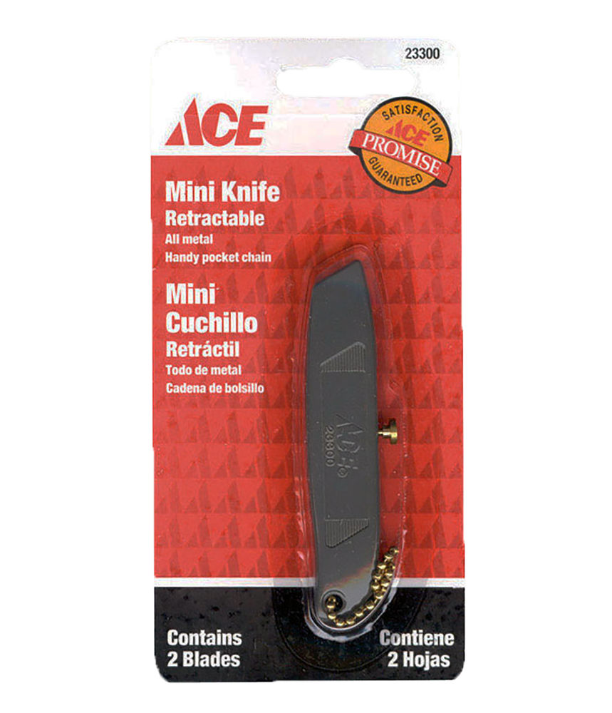 Knife Retract Mini Ace at Hill's Ace Hardware & Lumber | Utility Knives