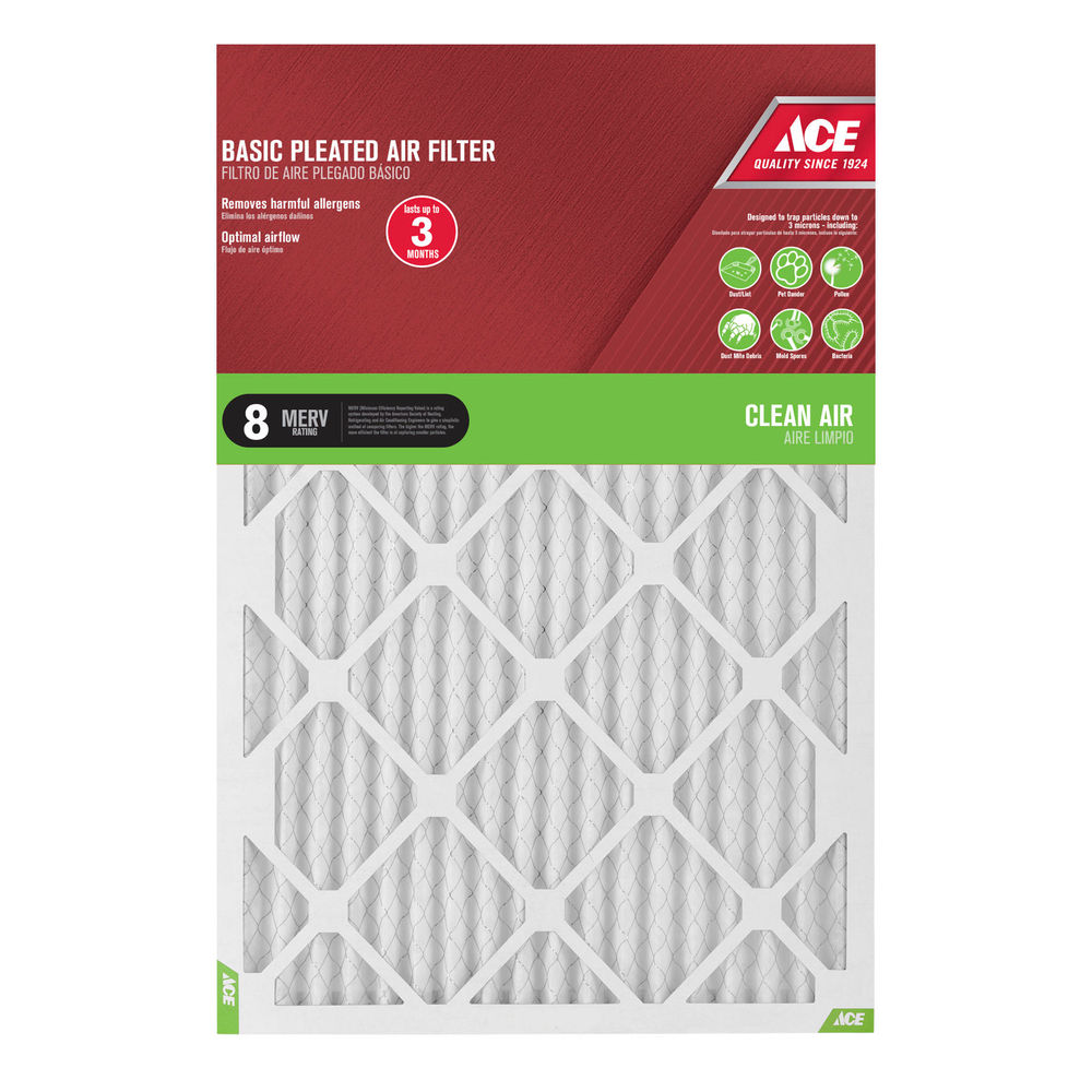 Filter Air Pleated 20 X 30 X 1 Ace at Hill's Ace Hardware & Lumber ...