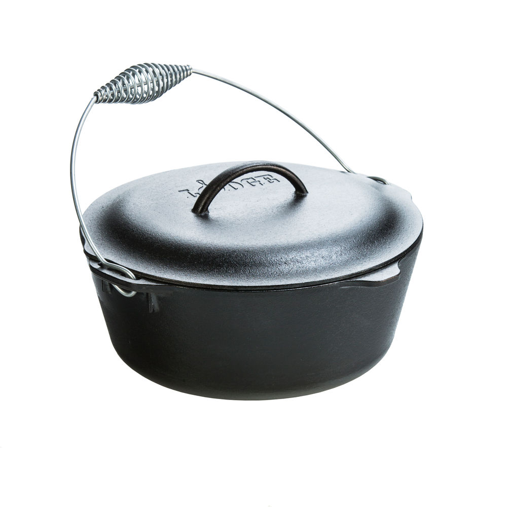 Lodge Logic Cast Iron Dutch Oven 12 in. 7 Black at Family Hardware