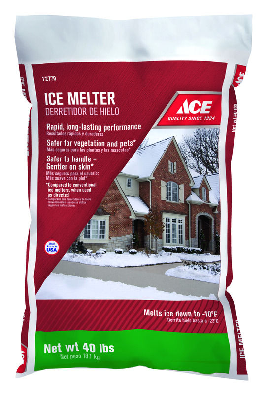 Ice Melt 40 lb. Bag Ace at Family Hardware | Blended Ice Melt