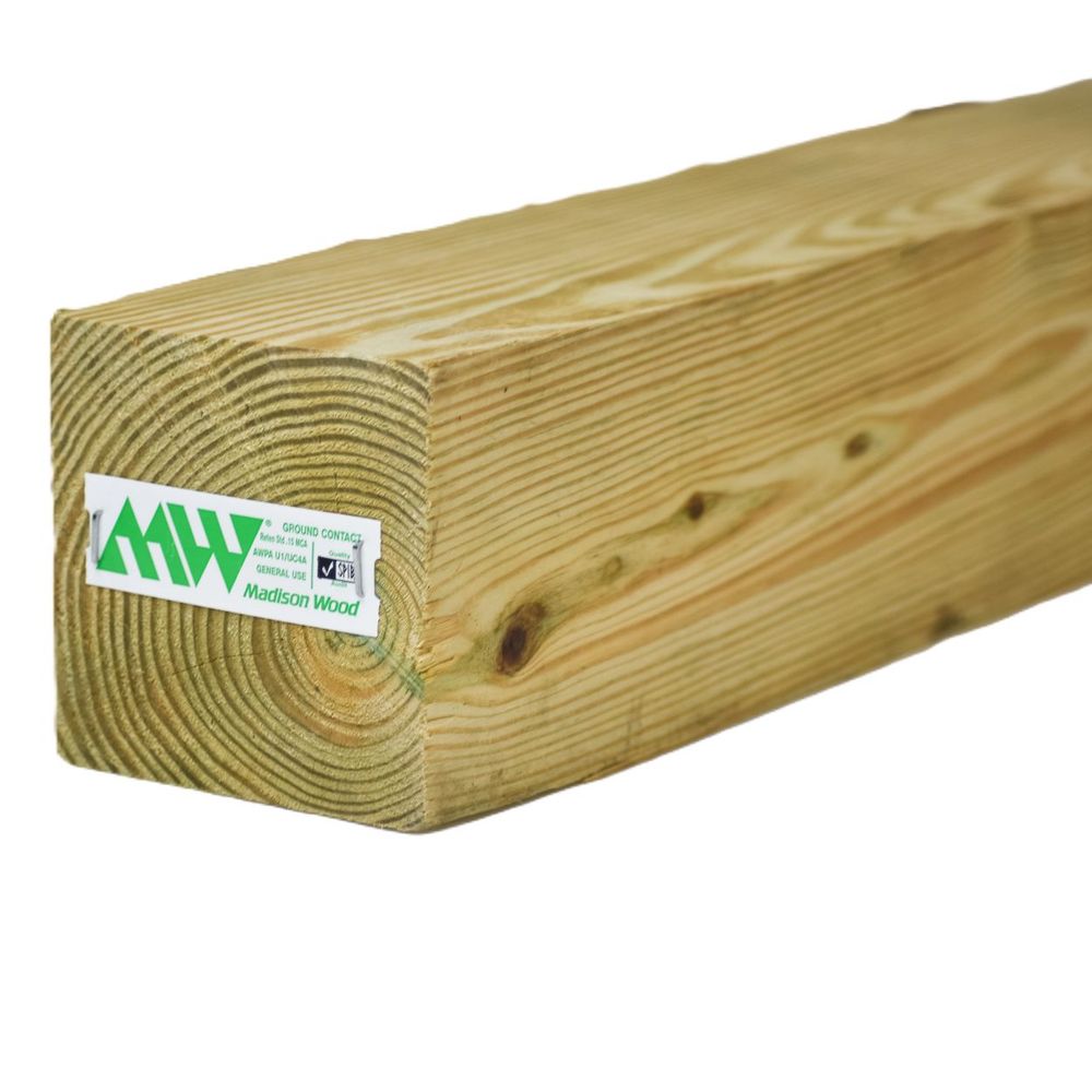 4 x 4-16' #2 Pressure Treated at CBM Construction Building Materials ...