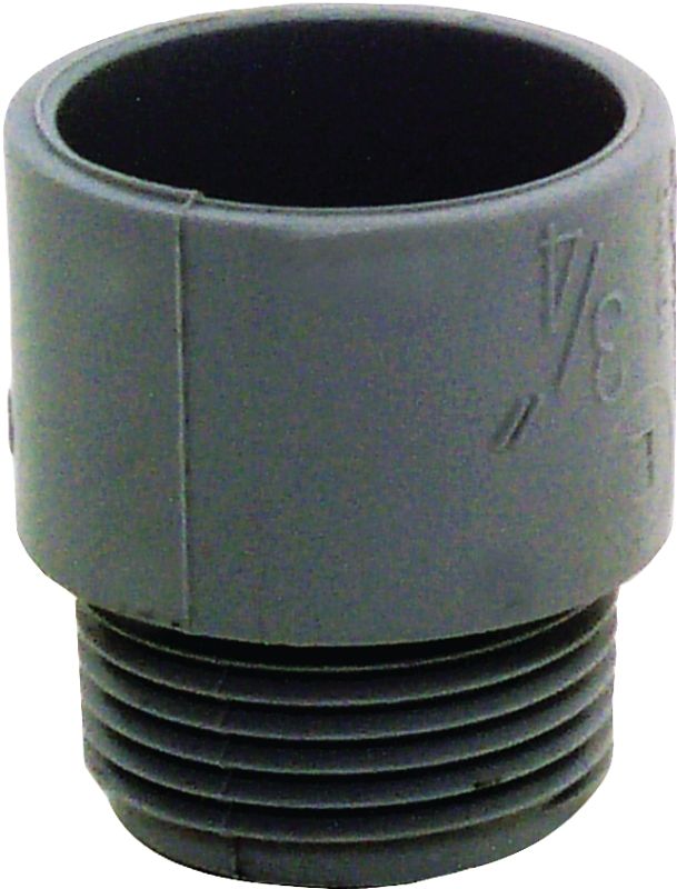 Sch40 PVC Conduit Male Adapter 3/4-in at Central Valley | PVC Fittings