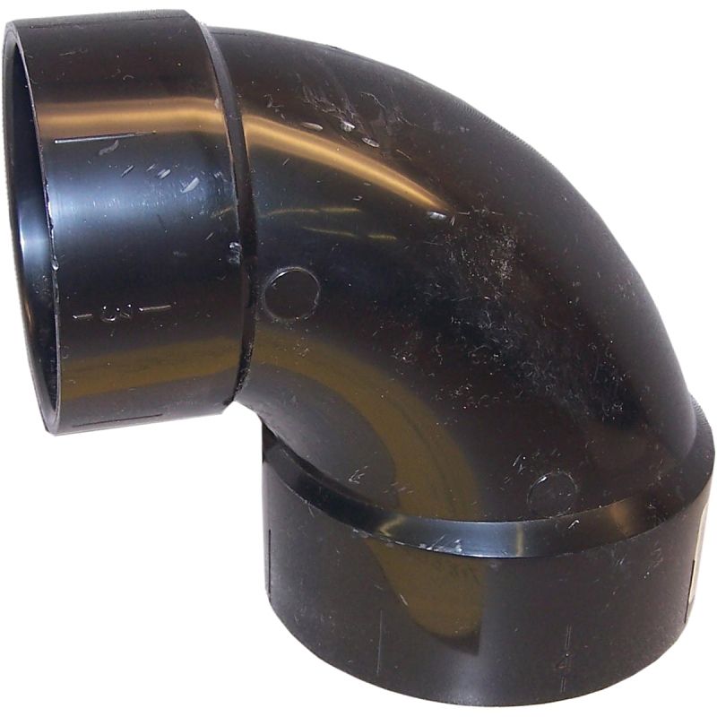 ABS 90° Bend 4 x 3-in Hub at Central Valley | ABS Fitting & Accessories