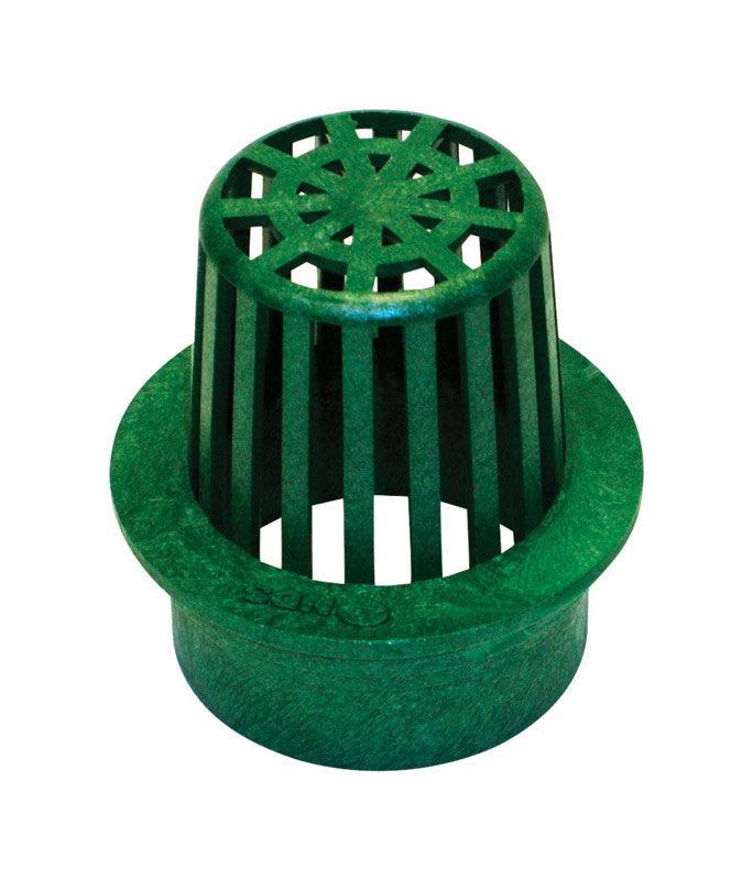 NDS 70 Round Atrium Grate Green 3" at Central Valley | Flex Drain & ADS Fit