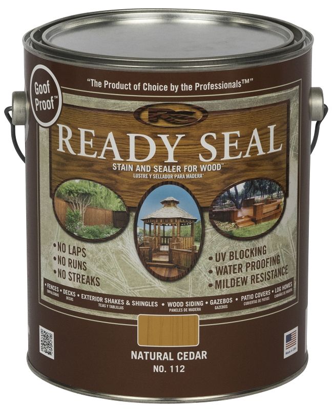 Ready Seal 112 Semi-Transparent Oil-Based Penetrating Wood Stain/Sealer ...