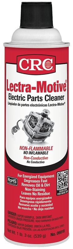 CRC 05018 Lectra-Motive Non-Conductive Electric Parts Cleaner 20oz at ...