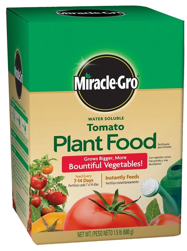 Miracle-Gro 2000422 Tomato Plant Food Fertilizer 18-18-21 1.5lb at ...