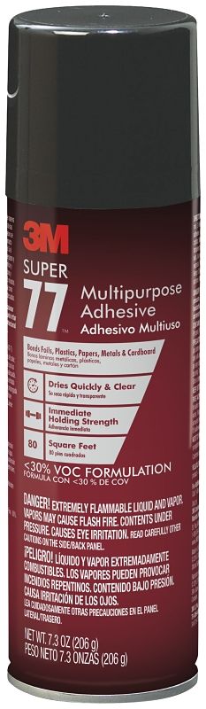 3M 77-10VOC30 Super 77 Multi-Purpose Adhesive 7.3oz Spray at Central ...