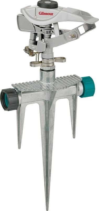 Gilmour 816703-1001 Pulsating Circular Sprinkler Head on Zinc Spike at ...