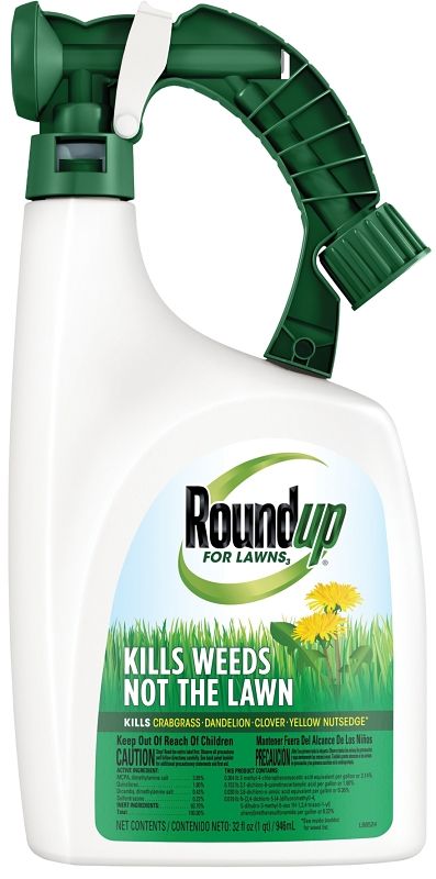 Roundup 5020410 For Lawns Weed & Crabgrass Killer Ready-to-Spray ...