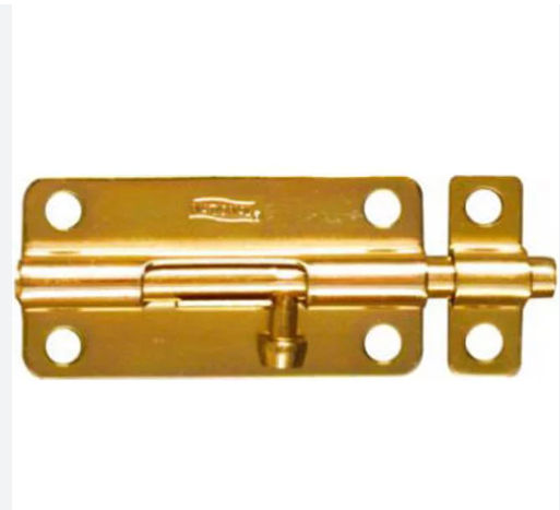 Shop 4" Barrel Bolt, Brass at Ashby Lumber | SLIDING BOLT LOCKS