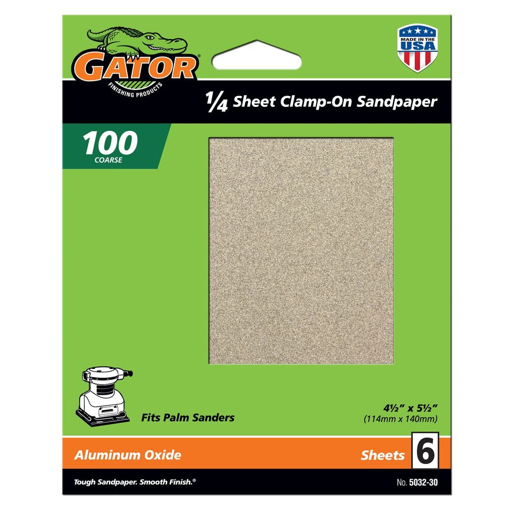 1/4 Sheet Clamp and Sand 100 Grit at Ashby Lumber | Palm Sander Sanding ...