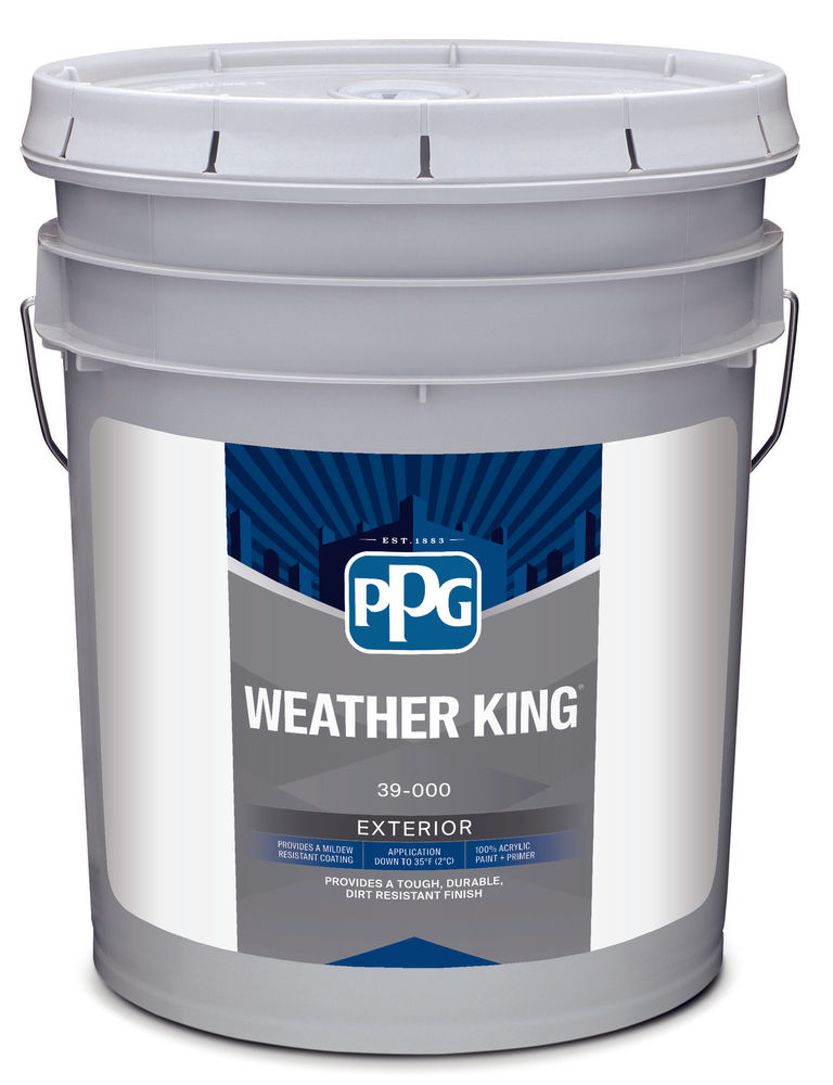 Weather King Exterior Acrylic Latex Satin 5 Gallon at Ashby Lumber ...