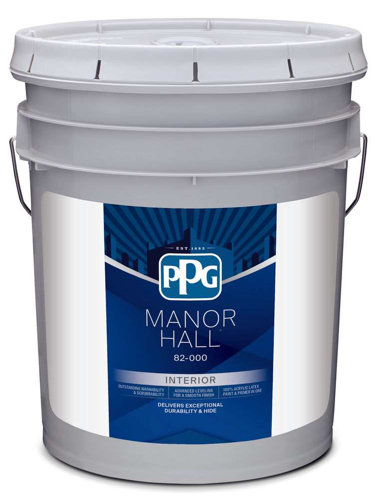 Manor Hall Interior Acrylic Latex Satin Paint 5 Gallon at Ashby Lumber ...