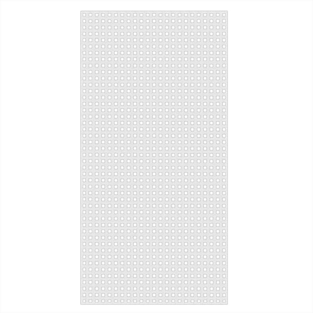 4x8 PVC White Square Privacy Lattice #73004051 at Belletetes | Lattice