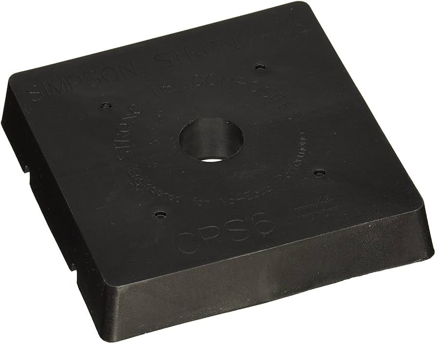 6x6 Composite Post Standoff (CPB66) at Belletetes | Decking Connectors