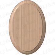 Oval Rosette Red Oak (LJ-7027-O) at Belletetes | Oak Stair Parts