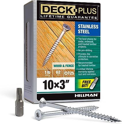 3" Stainless Steel Decking Screw, 150/ct at Belletetes | Decking Screws