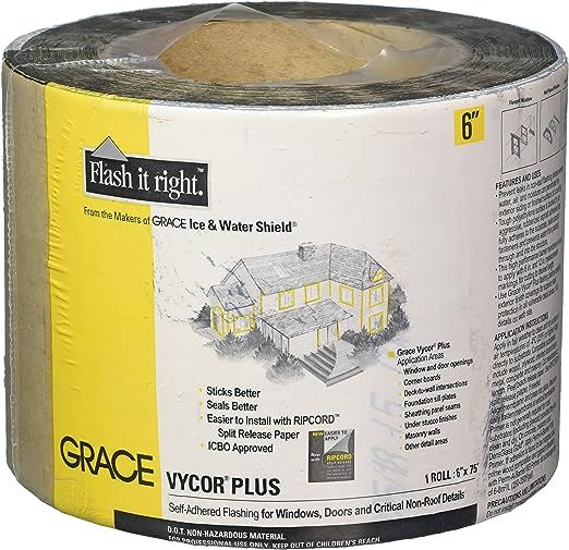 Vycor Pro Butyl Flashing, 6" x 75' at Belletetes | Housewraps & Poly