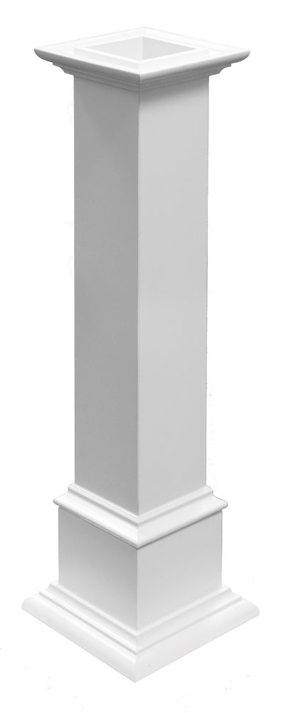 6' x 6' x 10' Kleer PVC Post Wrap at Belletetes | PVC Trim Boards