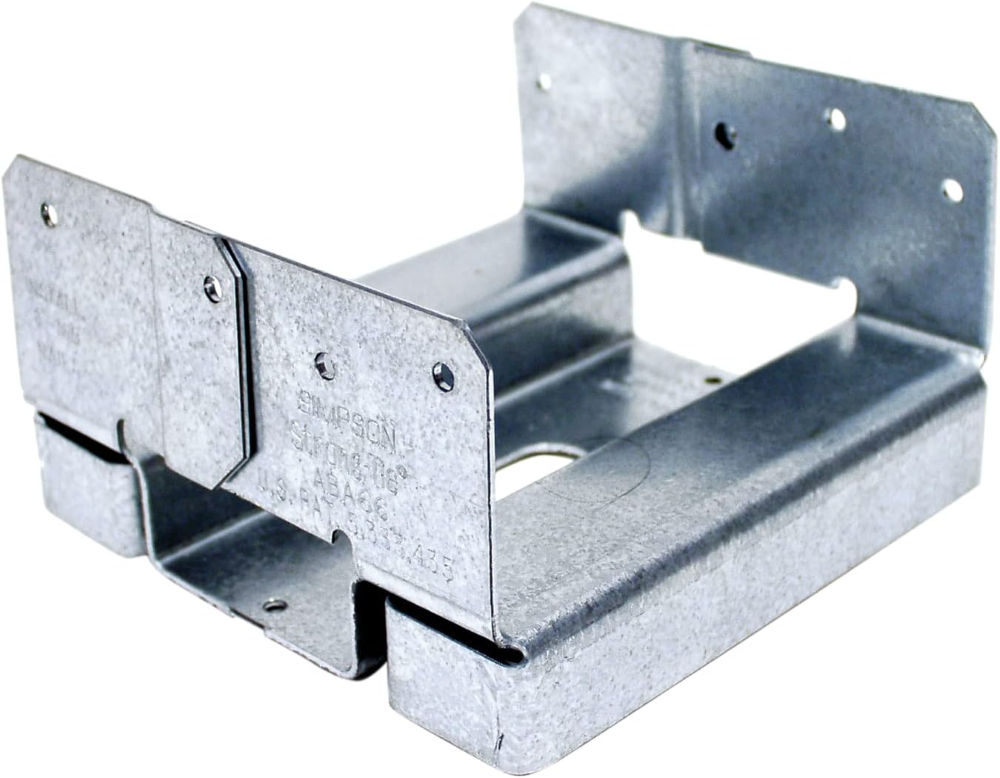 6x6 Adjustable Post Base Z-Max ABW at Belletetes | Decking Connectors