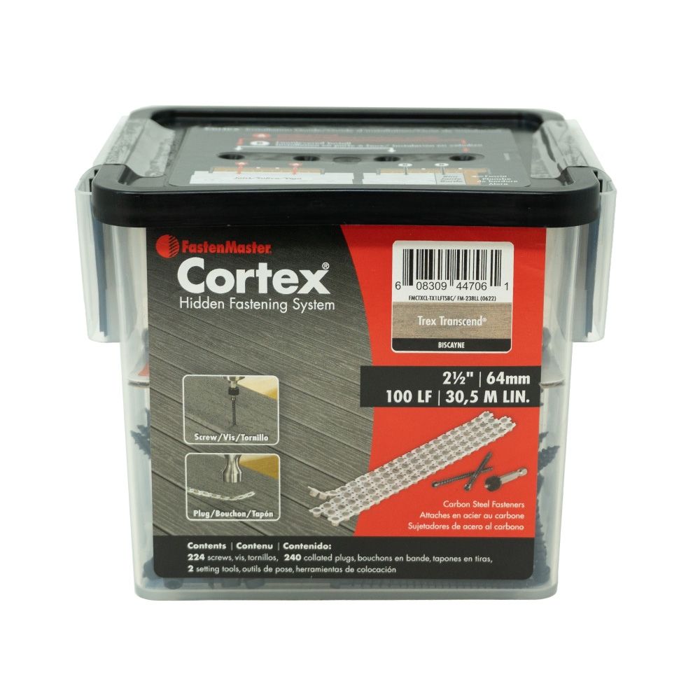 Cortex Plugs Trex "Biscayne" 100-LF/Package at Belletetes | Composite ...