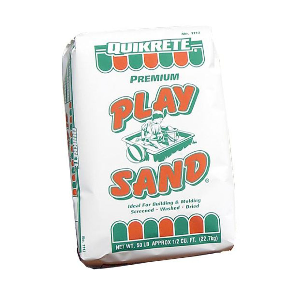 Play Sand 50 lb (#111351) at Belletetes | Quikrete Bags & Buckets