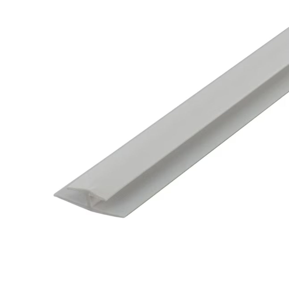 8 ft PVC White Divider (H-Channel) #73004066 at Belletetes | Lattice